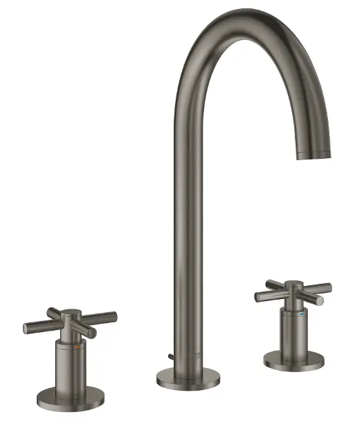 Grohe Atrio - Mitigeur de lavabo avec vidage et tuyau d’écoulement orientable, taille M ...