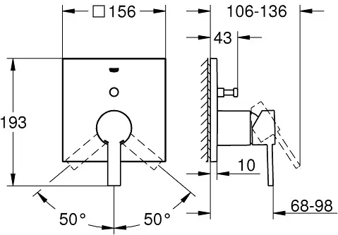 Grohe Allure - Unterputzarmatur für 2 Verbraucher, verchromt 24070000 ...