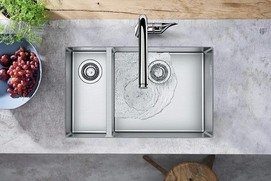 Hansgrohe Éviers - Evier encastré S719-U655, inox 43429800 | Sanitino.fr