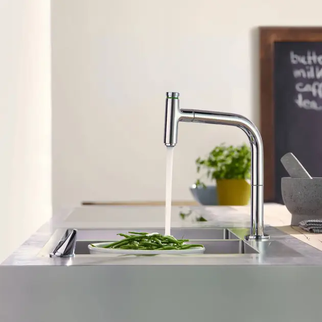 Hansgrohe Éviers - Ensemble évier et mitigeur C71-F765-10, chrome ...
