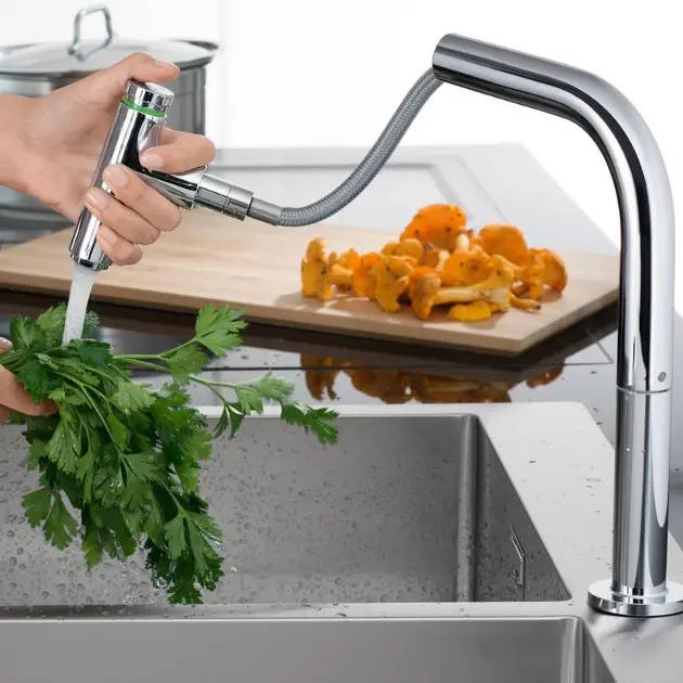 Hansgrohe Abwäschen - Küchenset - Spültisch + Spültischarmatur C71-F765 ...