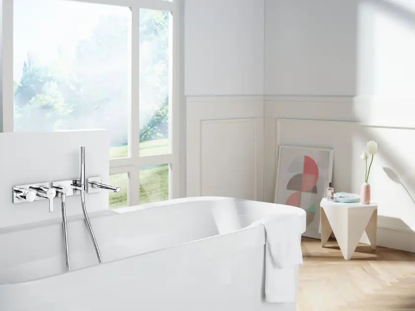 Hansa Designo - Badewanne Einhebelmischer - Unterputz, mit Zubehör ...