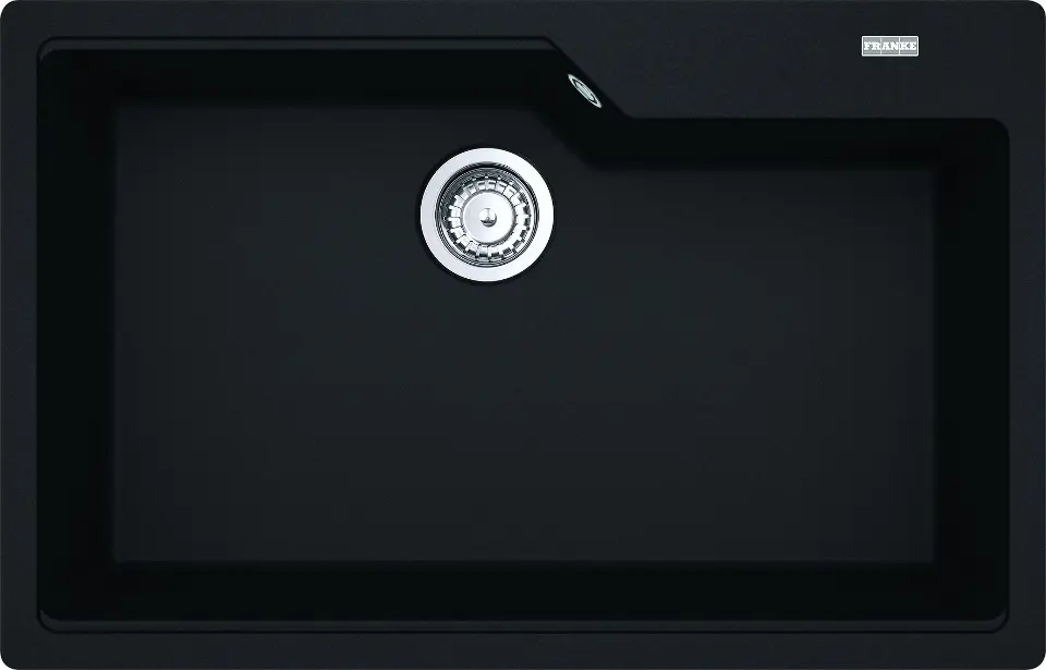 Franke Urban - Évier en fragranit UBG 610-78, 78x50 cm, onyx 114.0582. ...
