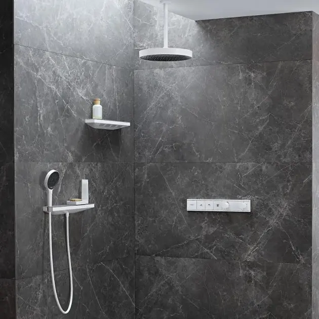 Hansgrohe Rainfinity - Schulterbrause 500 1jet mit Duschablage ...