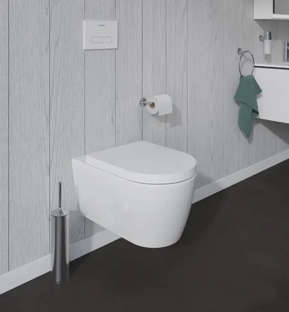 Duravit ME by Starck - Wand-WC, Rimless, mit HygieneGlaze, weiß ...