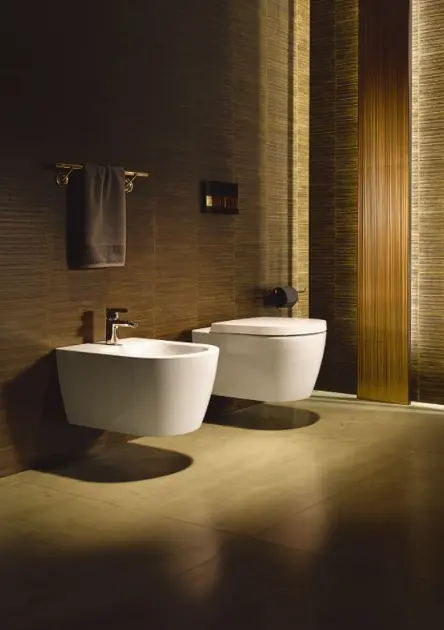 Duravit ME by Starck - Wand-WC, Rimless, mit HygieneGlaze, weiß ...