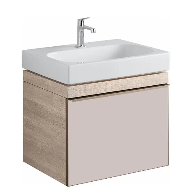 Geberit Citterio - Lavabo 60x50 cm, foro per miscelatore, senza ...