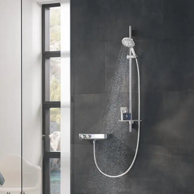 Grohe Rainshower SmartActive - Set de douche de tête 130 9,5 l/min, 3 ...