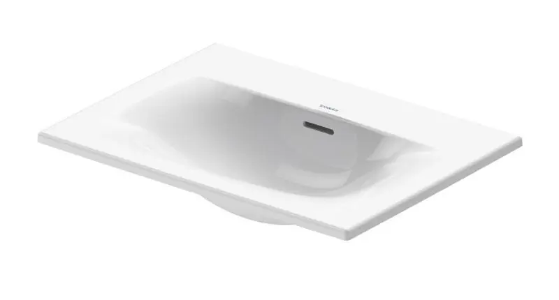 Duravit Viu - Einbauwaschtisch, 60x45 cm, ohne Hahnloch, alpinweiß ...