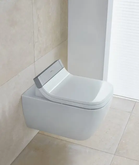 Duravit Happy D.2 - Inodoro suspendido para asiento de bidé SensoWash ...