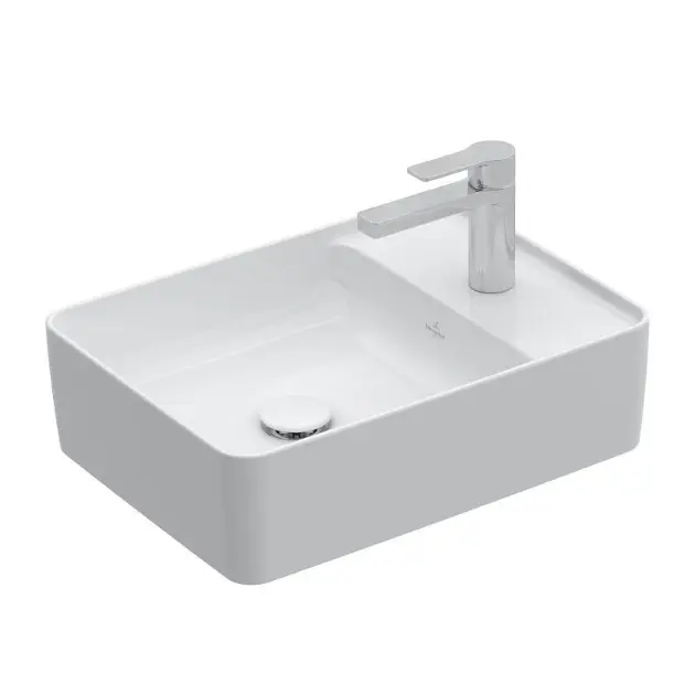 Villeroy & Boch Collaro - Aufsatzwaschbecken, 51x42 cm, ohne Überlauf ...