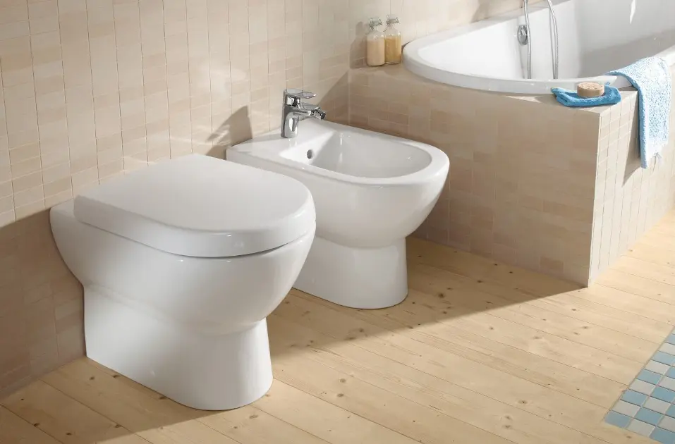 Villeroy & Boch Subway - WC à poser, coude Vario, DualFlush, blanc ...
