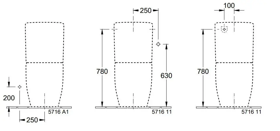 Villeroy & Boch Antheus - WC kombi mísa, DirectFlush, CeramicPlus ...