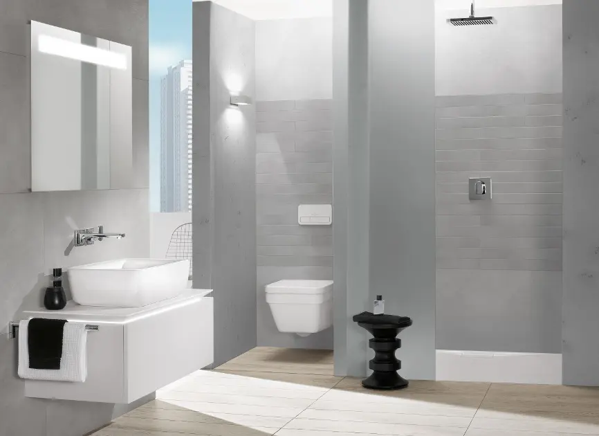 Villeroy & Boch Architectura - Wand WC, Abgang waagerecht, DirectFlush ...