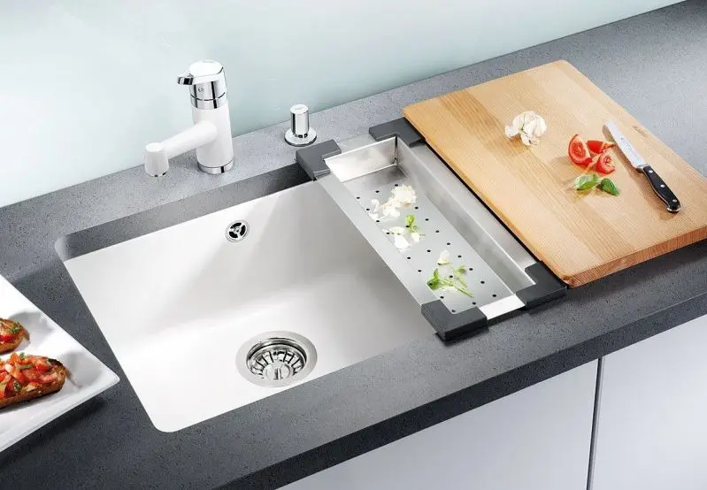Blanco Subline 500 - Lavello in ceramica, 543x456 mm, bianco brillante ...