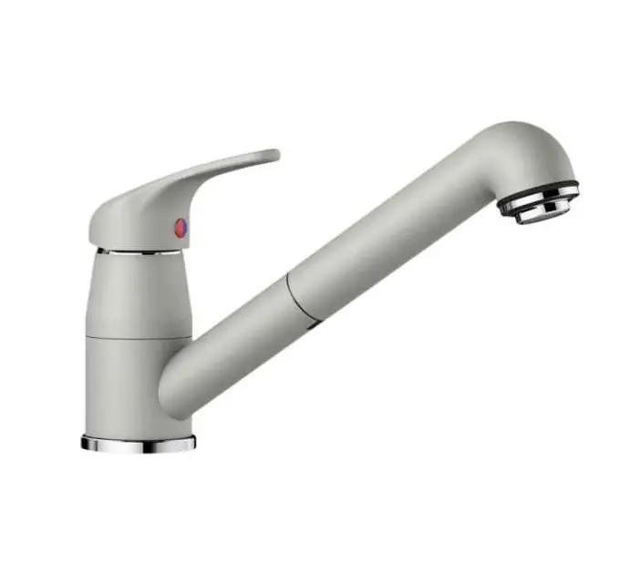 Blanco Daras S - Küchenarmatur, mit ausziehbarem Anschluss, Perlgrau ...