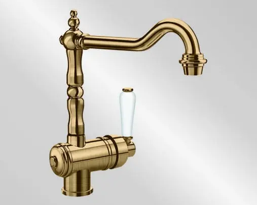 Blanco Tradon - Robinetterie d’évier, laiton brossé 520787 | Sanitino.fr