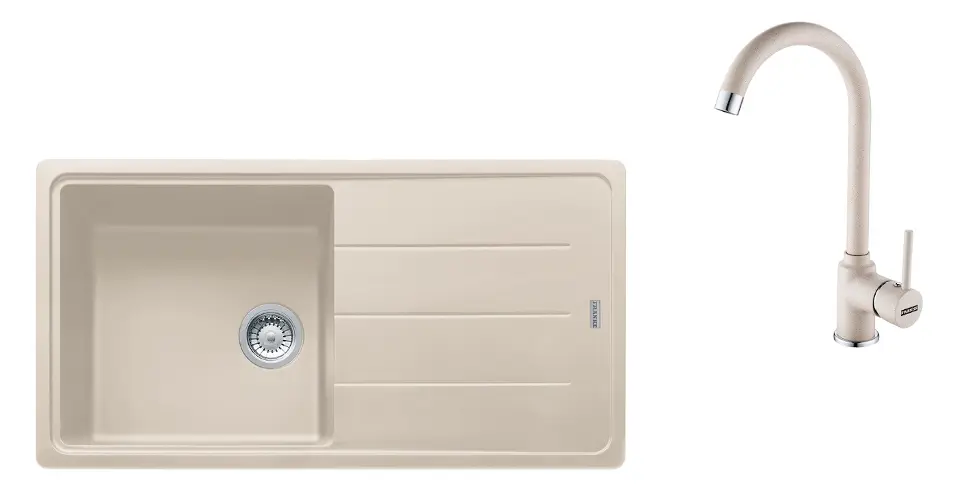 Franke Set - Set G174, lavello in fragranite BFG 611 e miscelatore FP ...