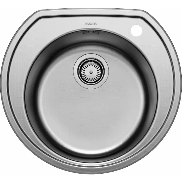 Blanco Sets - Set- Spülbecken Rondoval, Armatur Daras-S, Edelstahl ...