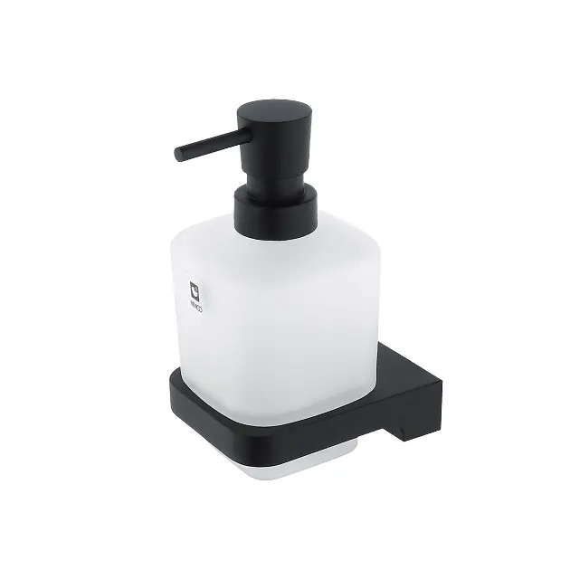 Nimco Maya - Distributore di sapone con supporto, nero opaco MAC 29031C ...